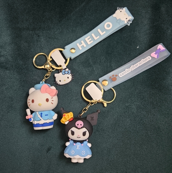 Sanrio | Accessories | Hello Kitty And Kuromi Keychains Super Cute You ...